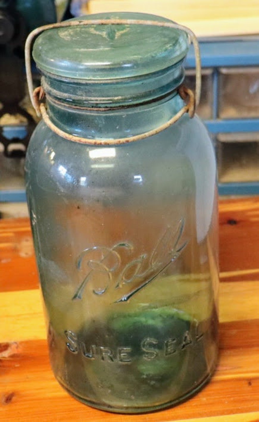 Ball Sure Seal 10 jar and glass lid half gallon - Etsy Österreich