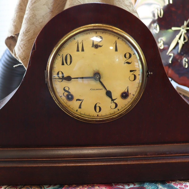 Wood Mantle Clock - Etsy