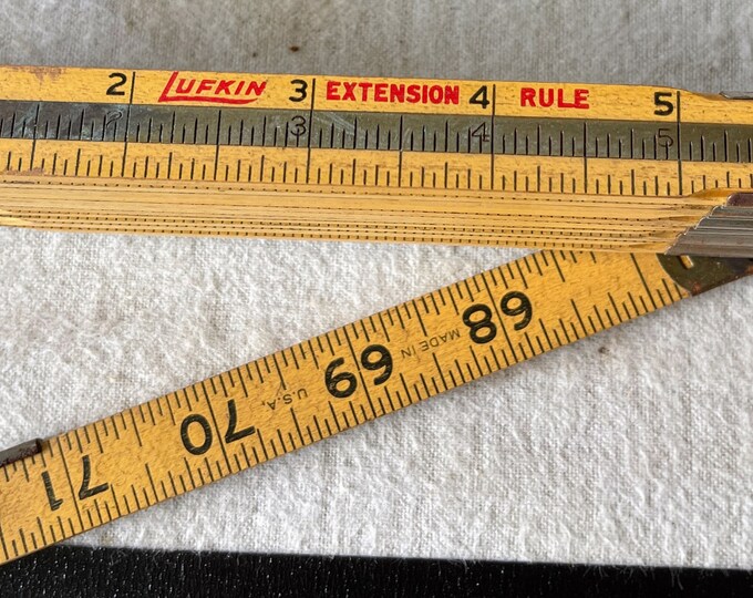 Vintage Lufkin Extension Ruler 6 Feet - Etsy