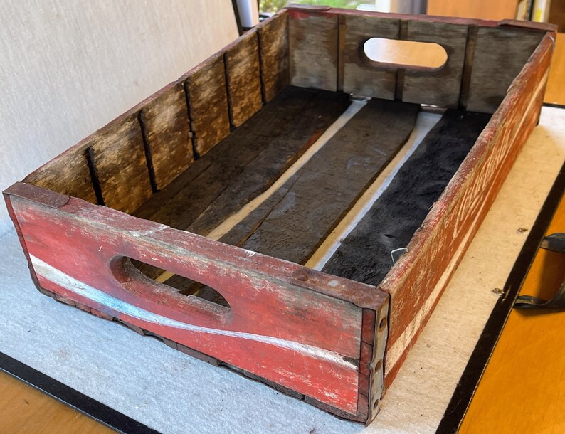 Coke Wood Crate 1960s - Etsy