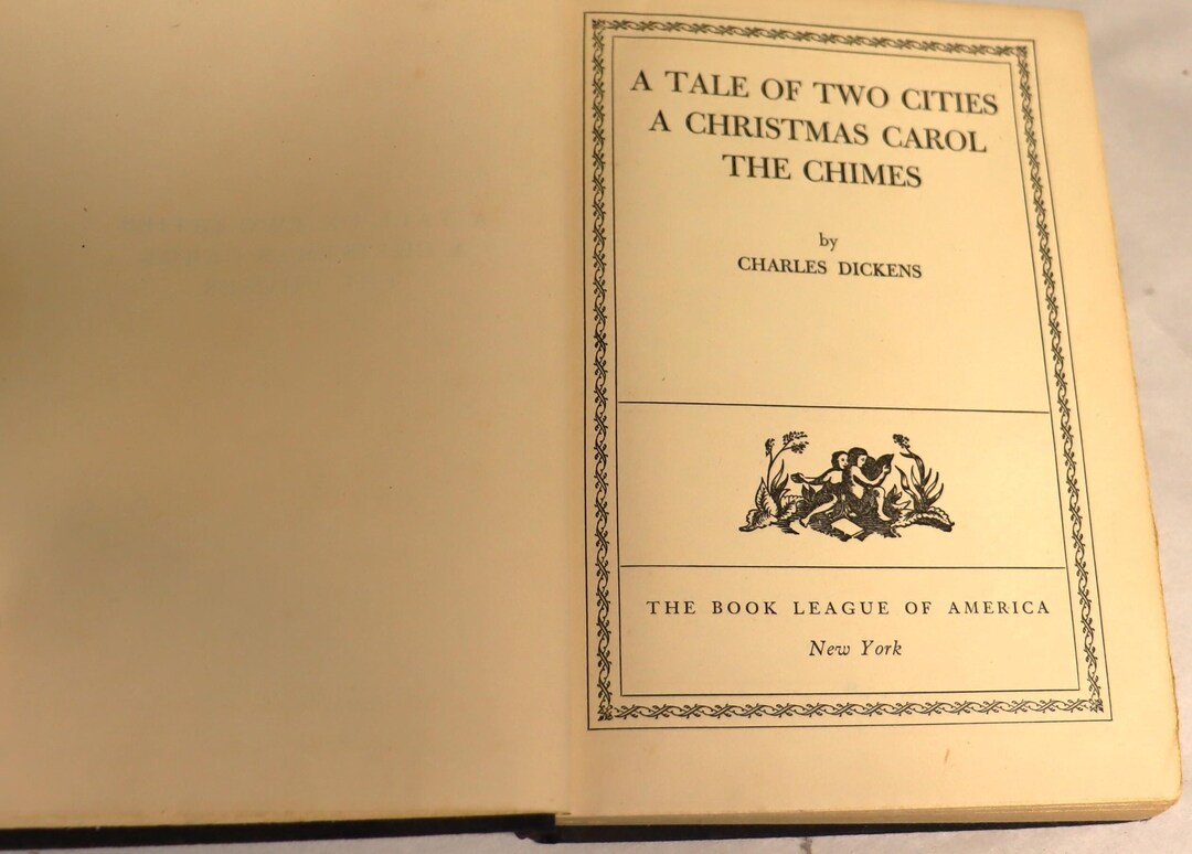 A Tale of Two Cities A Christmas Carol the Chimes by Charles Dickens ...