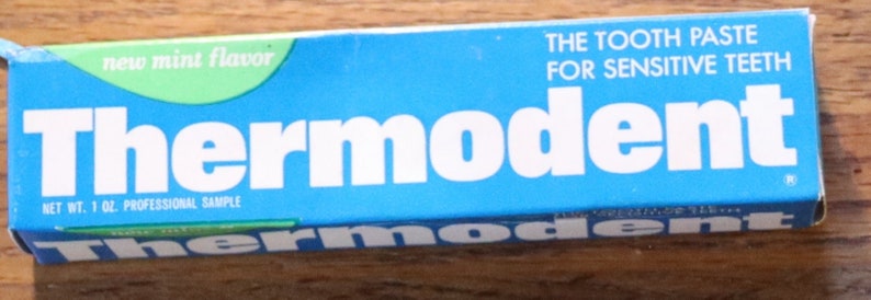 Vintage Thermodent Tooth Paste in Original Box Pfizer Mint - Etsy
