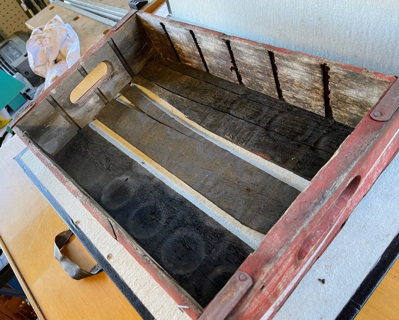 Coke Wood Crate 1960s - Etsy