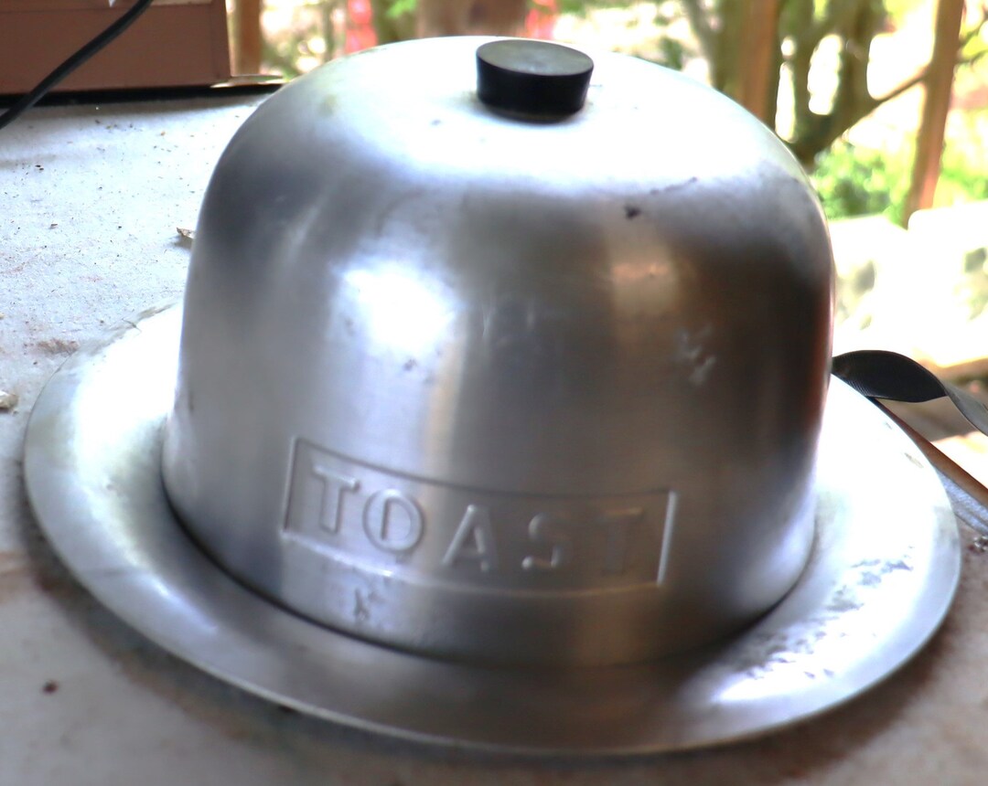 Vintage Aluminum Covered Toast Tray Server Made in Italy - Etsy