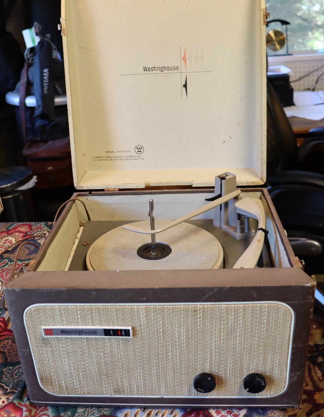 Vintage 1950's Westinghouse Record Player for 78,45,and 33 Model ...