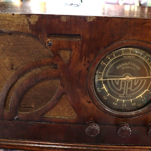 Vintage Goodyear Wings Shortwave Tube Radio.rare - Etsy