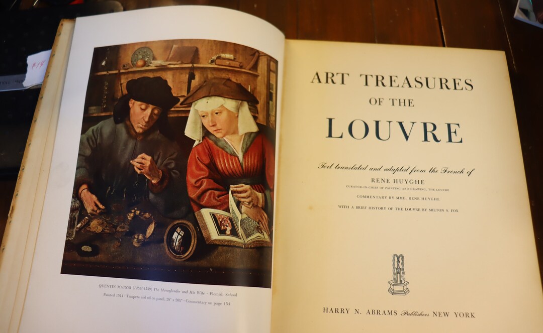 1951 Art Treasures of the Louvre Harry N. Abrams New York First Edition ...