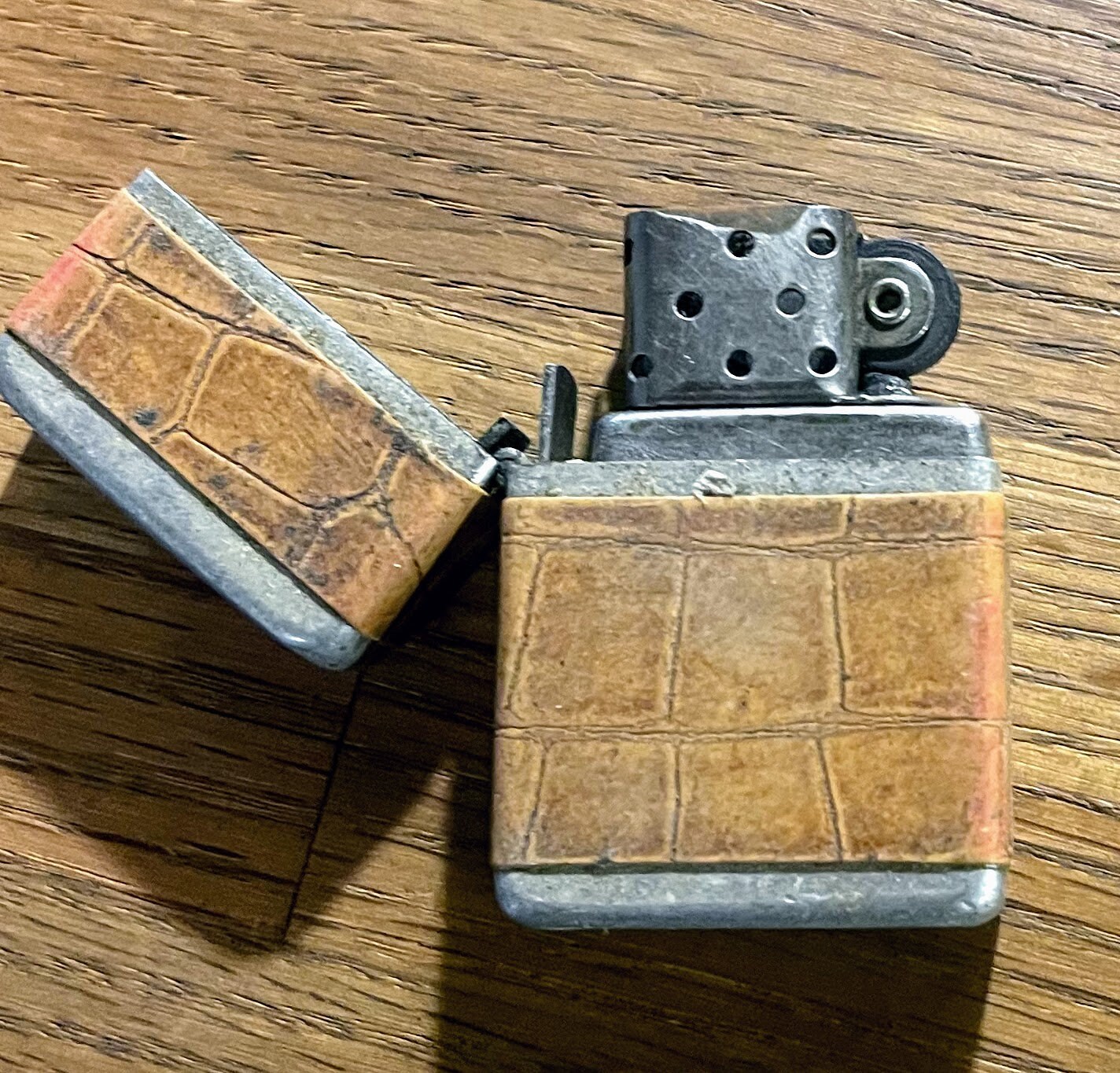 Vintage Storm King Lighter snakeskin look windproof Lighters ...