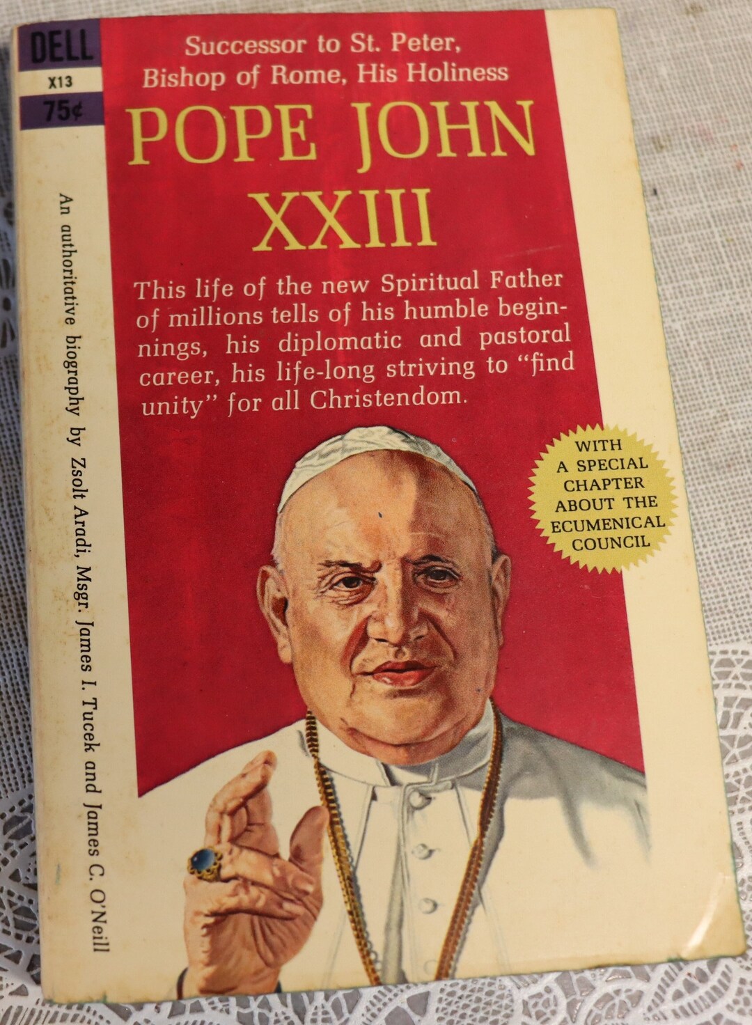 Vintage Pope John XXIII Paperback Book 1959 Dell - Etsy