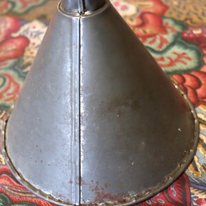 Vintage 6 Inch Metal Funnel - Etsy