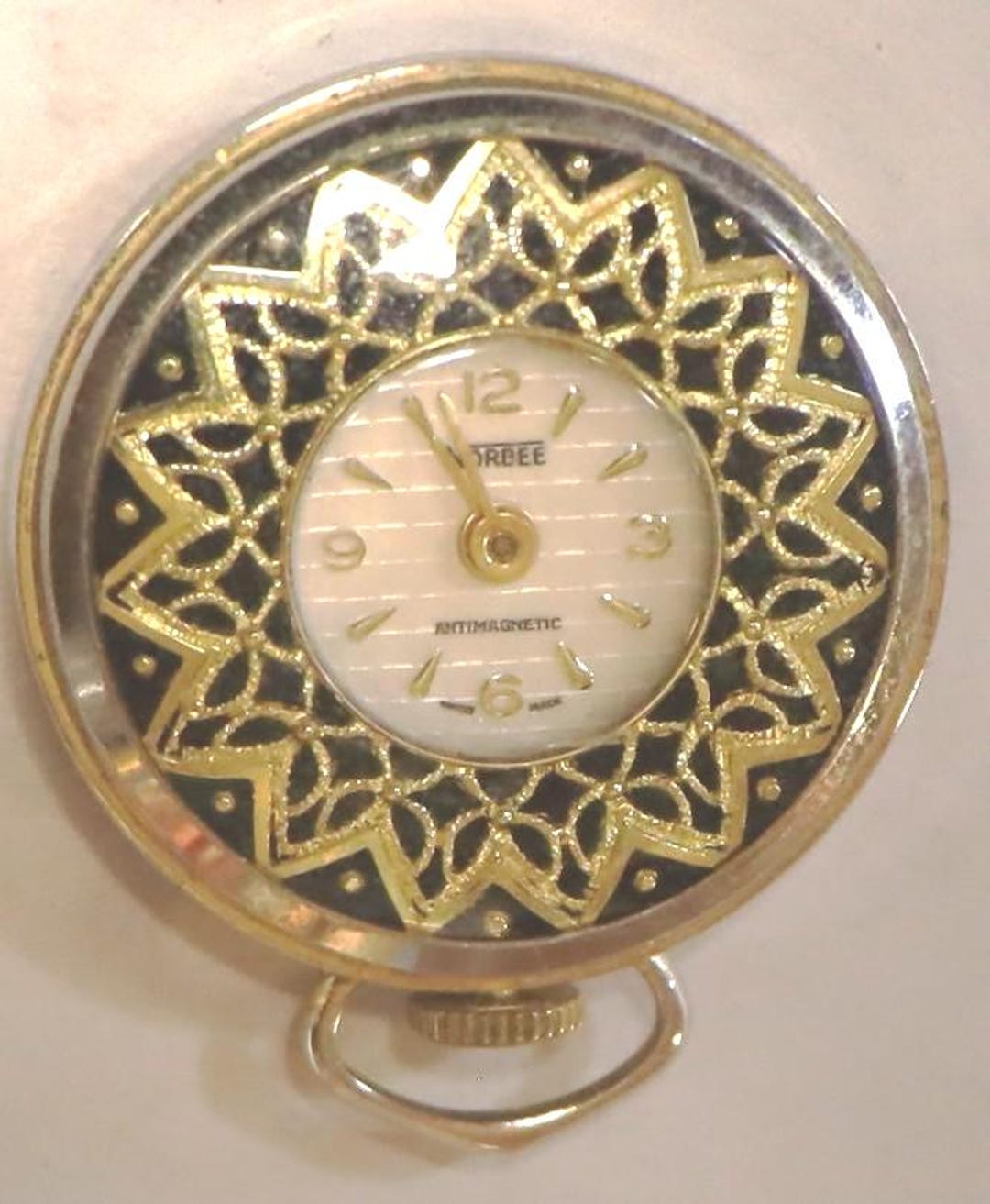 Vintage Norbee Watch Pendant Beautiful Design Working - Etsy