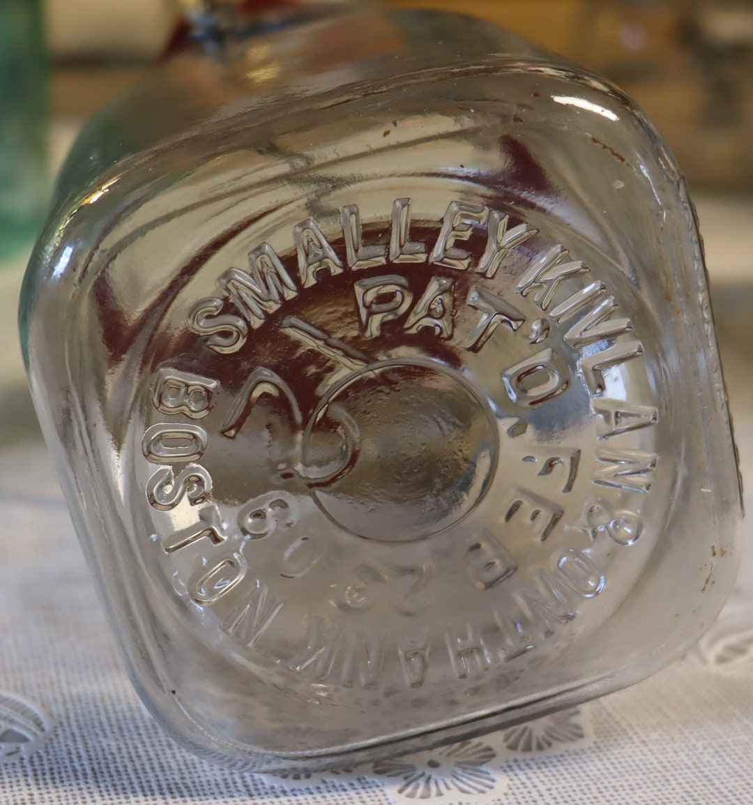 Vintage Queen Wide Mouth Canning Jar: 1909 Smalley Kivlan & Onthank ...