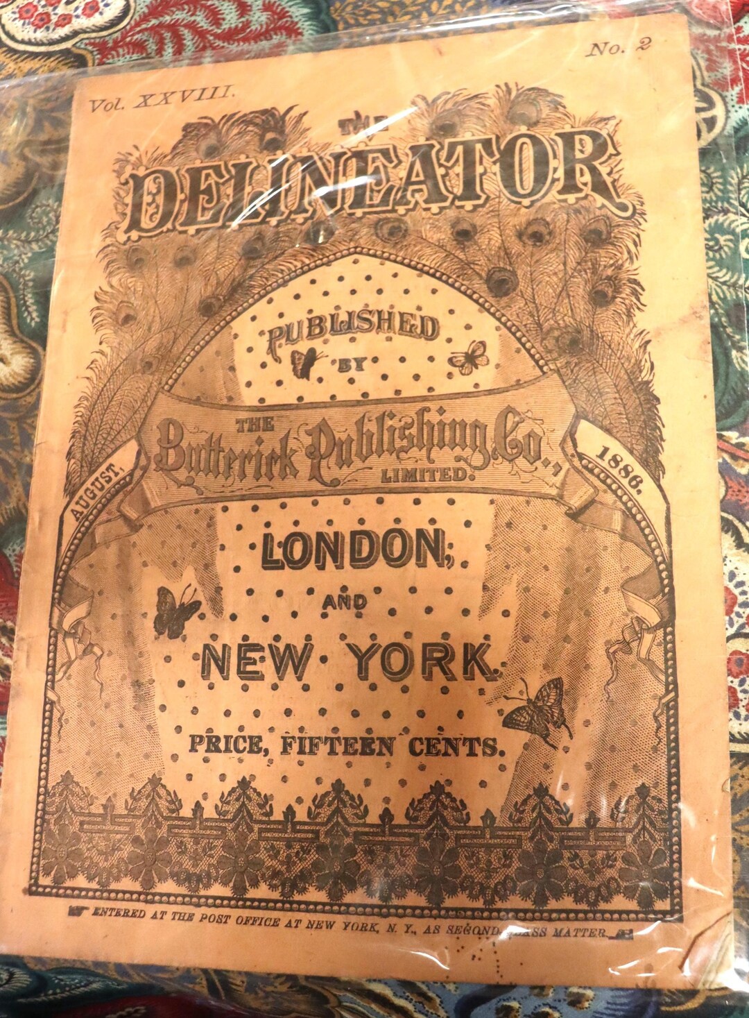 April 1886 the Delineator Butterick Publishing Fashion Magazine - Etsy