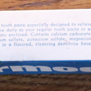 Vintage Thermodent Tooth Paste in Original Box Pfizer Mint Flavor - Etsy