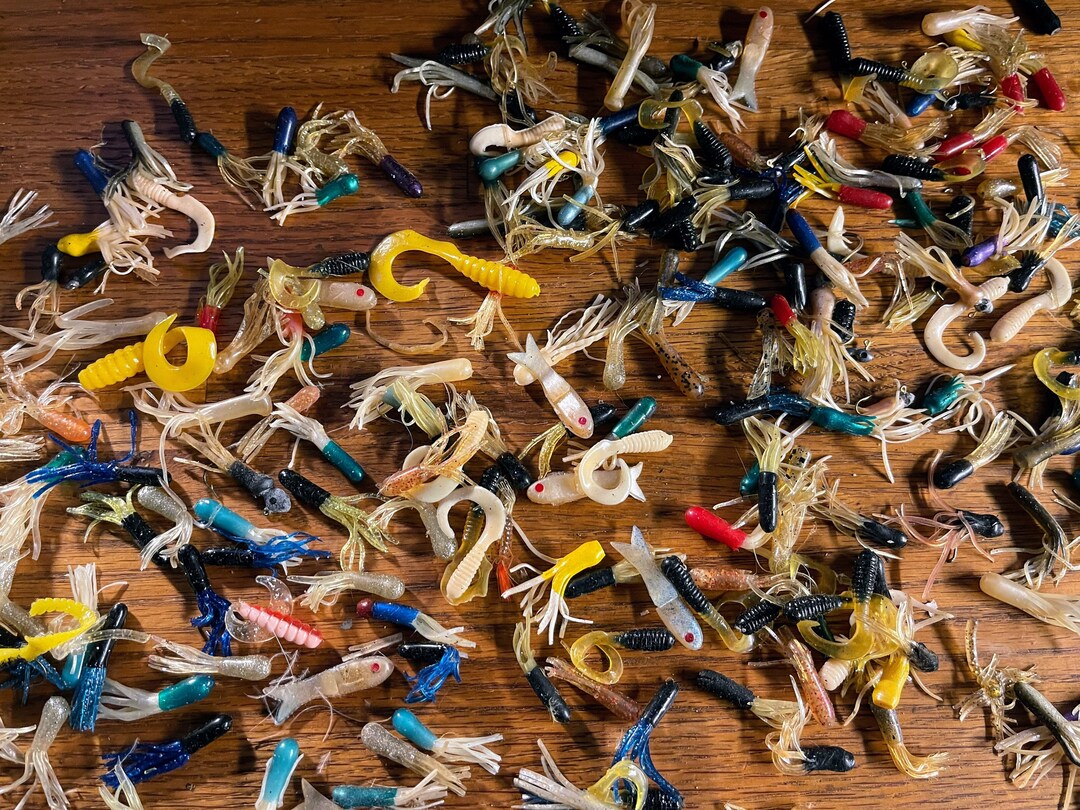 200 Vintage Mini Rubber Minnows No Hooks - Etsy