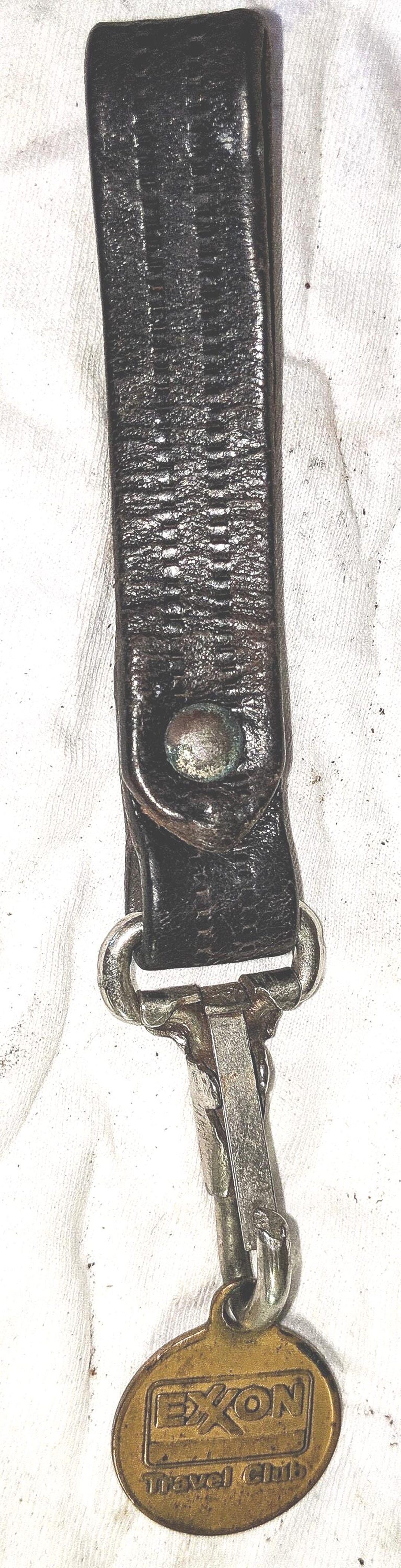 Vintage Exxon Travel Club Key Fob - Etsy