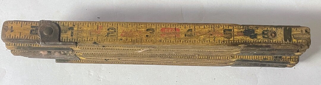Vintage 6 Foot Folding Ruler - Etsy