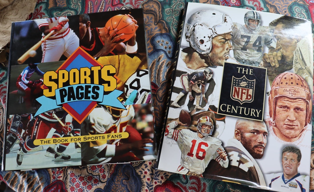 Vintage Sports Pages and the NFL Century Books - Etsy