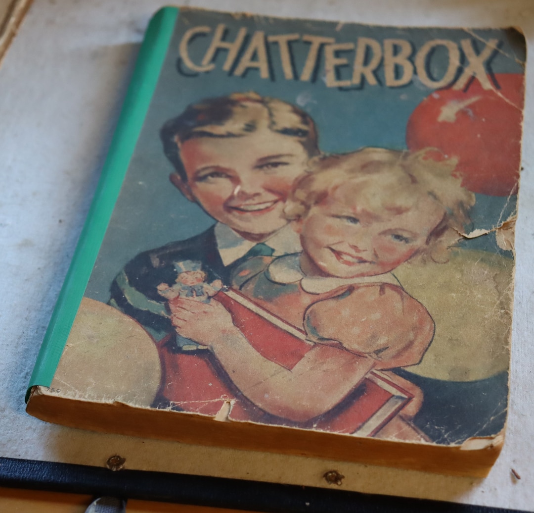 Vintage the Modern Chatterbox Book Oskar Lebeck 1935 Whitman Publishing ...