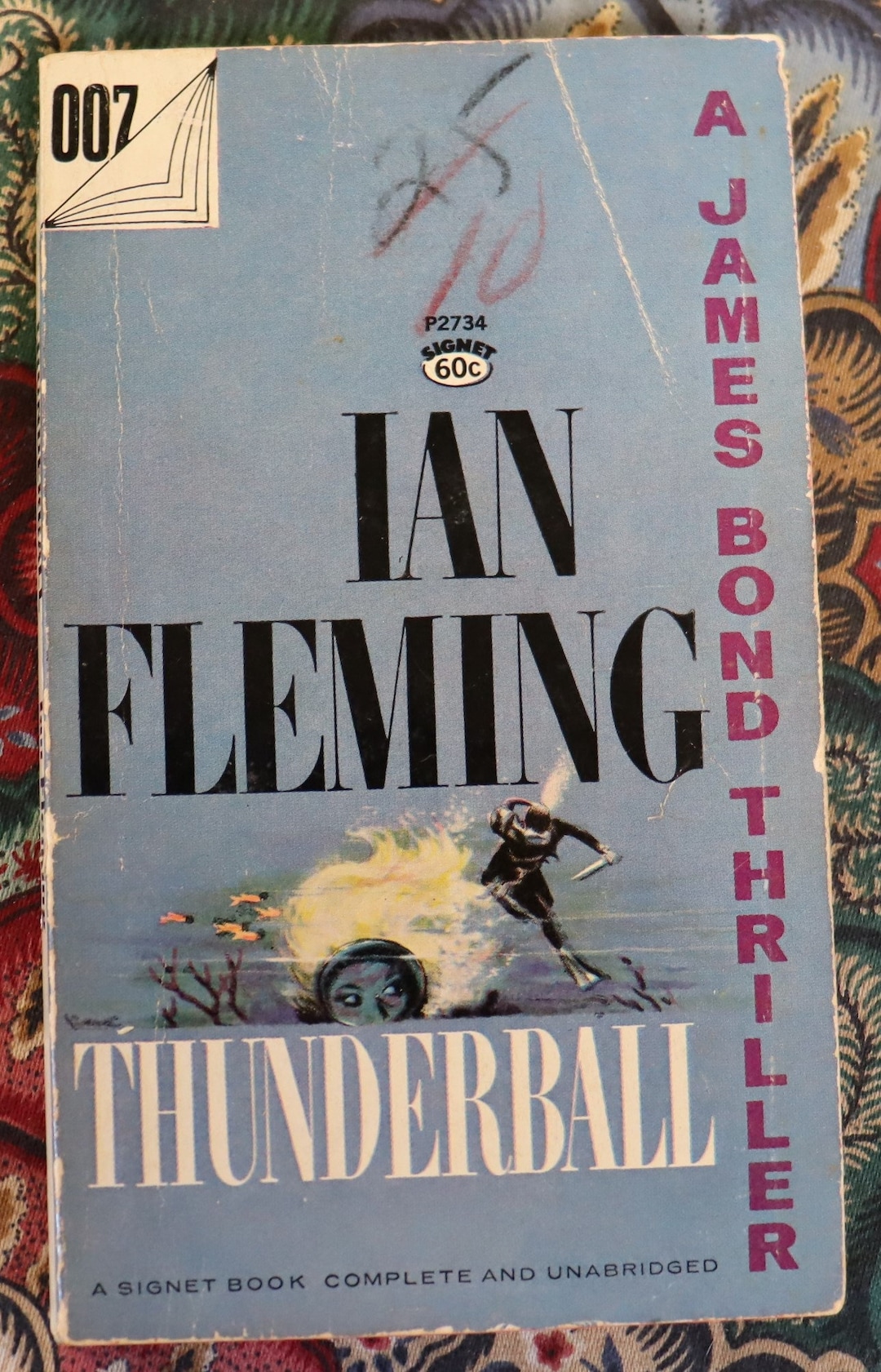 Thunderball James Bond by Ian Fleming 1961 Signet Books - Etsy