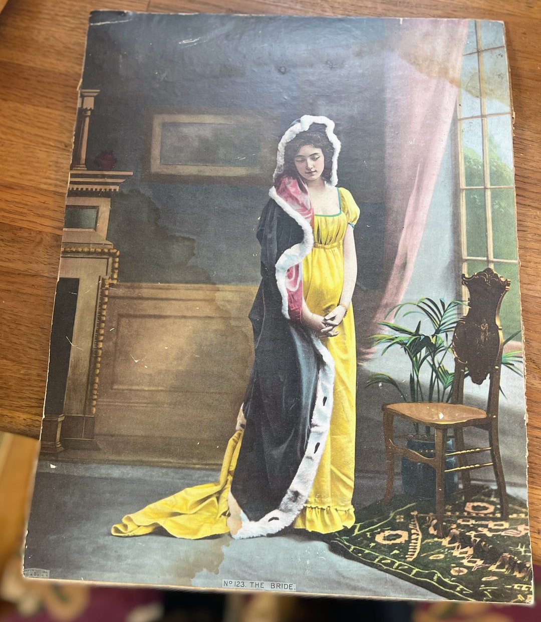 Vintage Print of "the Bride" 1901 M and L Company of NY - Etsy