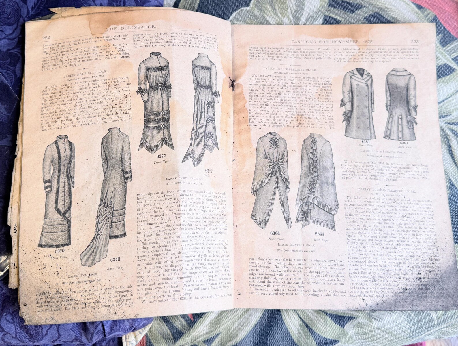December 1884 the Delineator Butterick Publishing Fashion Magazine - Etsy