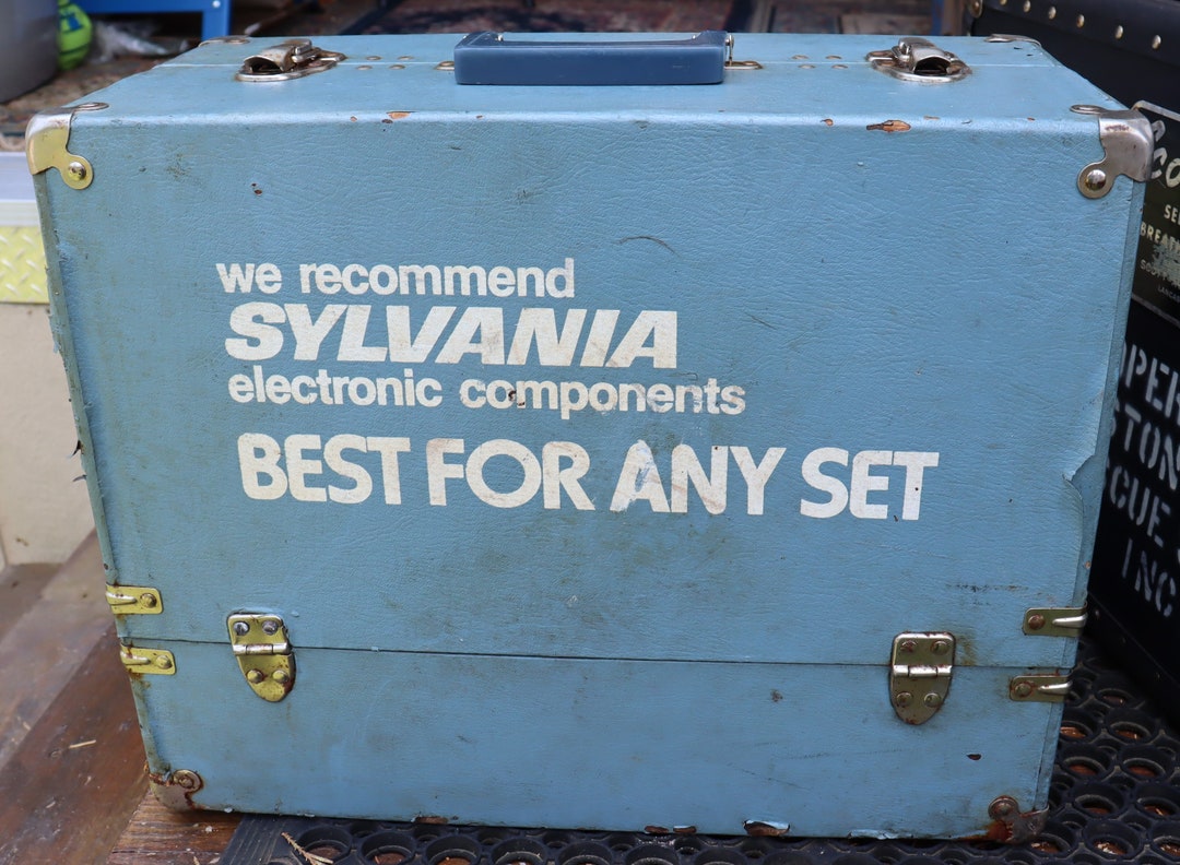 Vintage Sylvania Color TV Tube and Tool Caddy in Good Vintage Condition ...