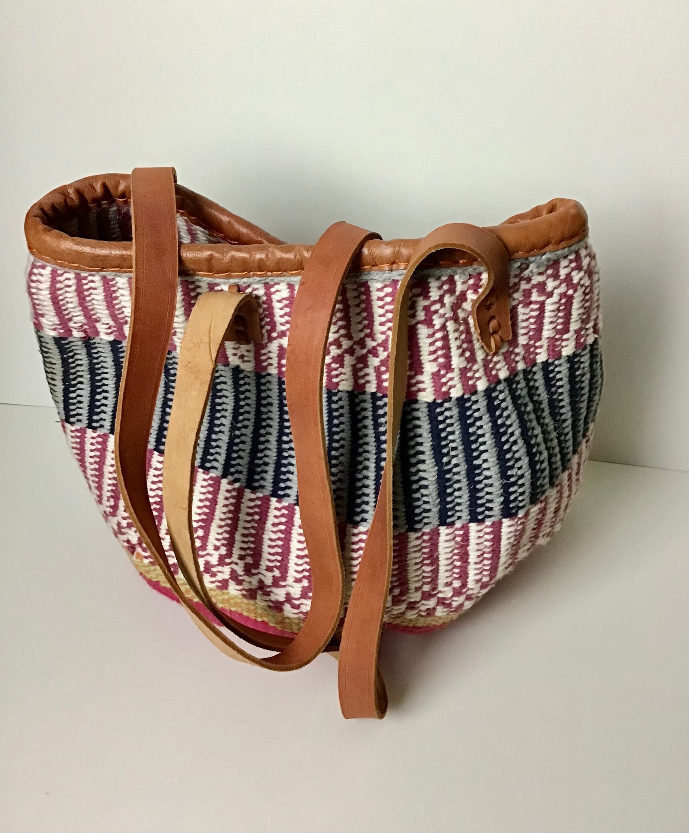African Woven Handmade Sisal Shoulder Bag - Etsy
