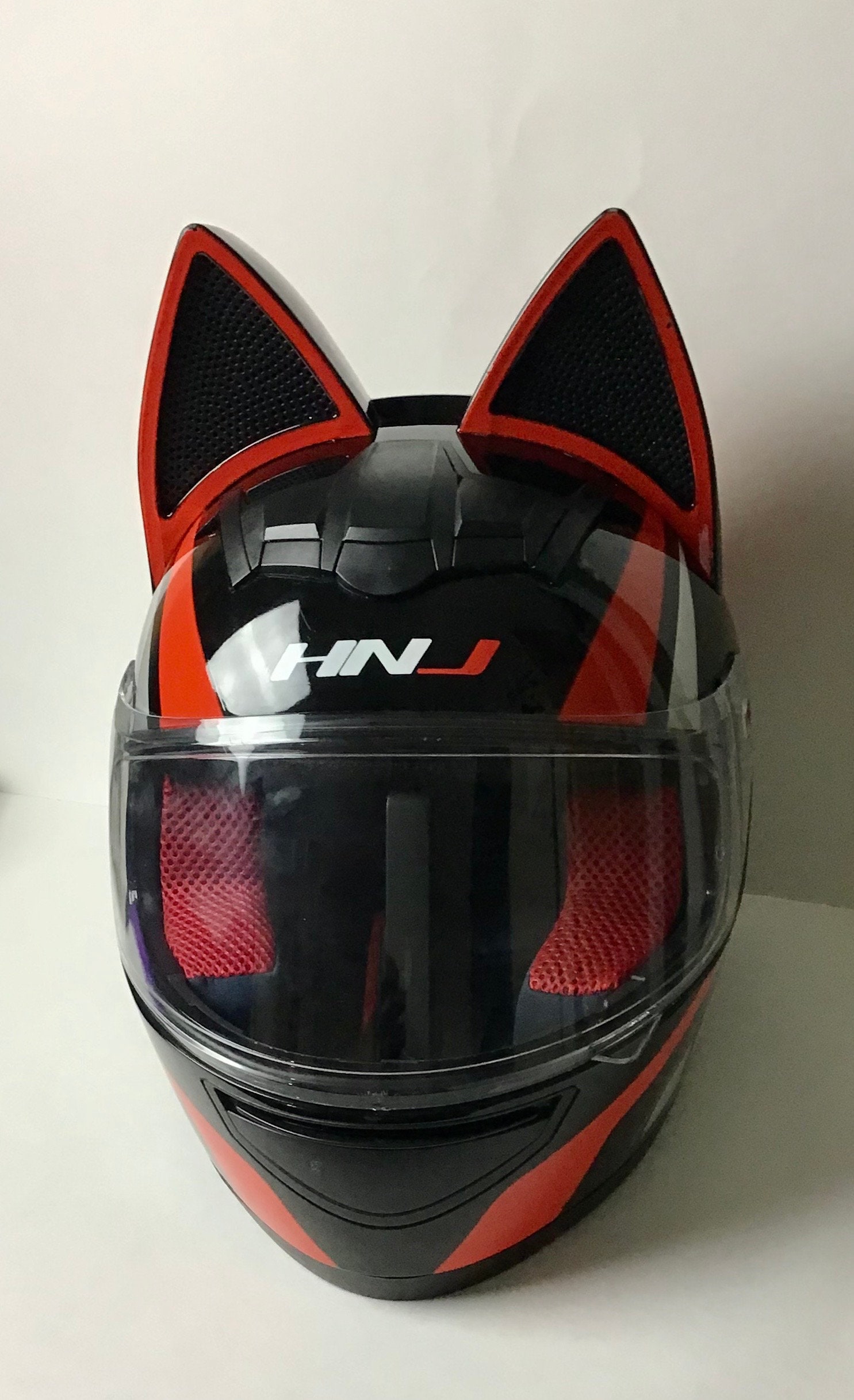 Cat Ear Motor Cycle Helmet - Etsy