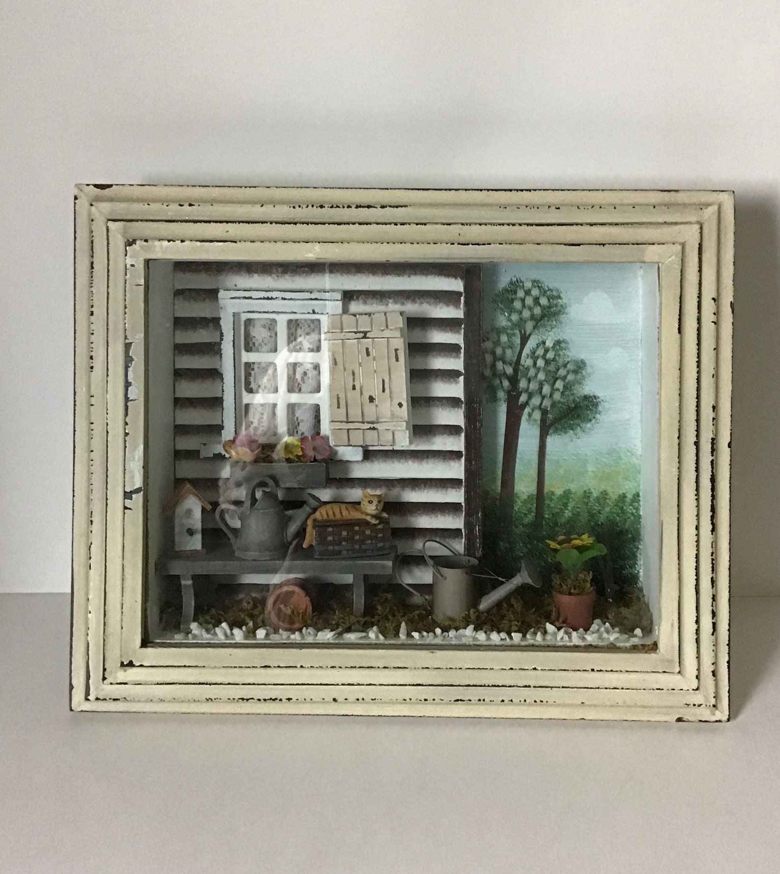 Country Living Shadow Box - Etsy