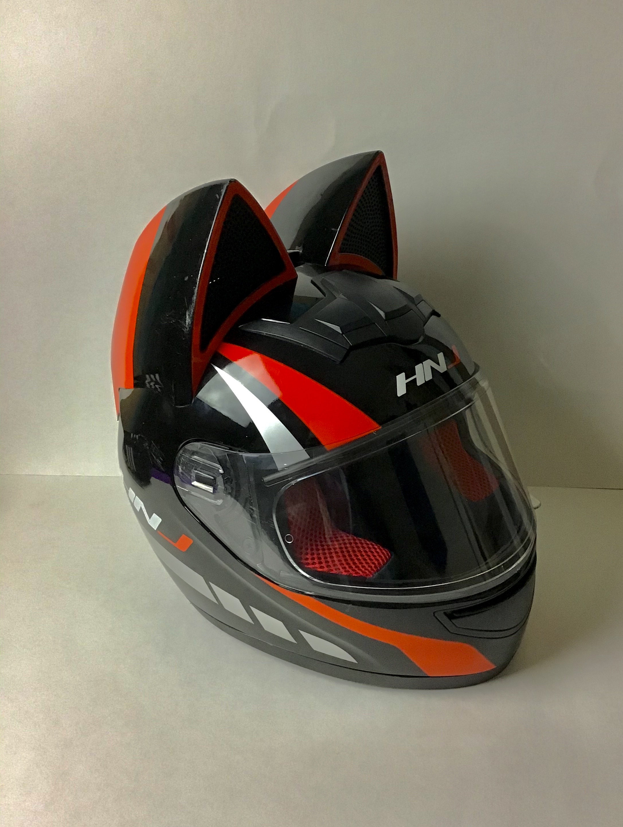 Cat Ear Motor Cycle Helmet - Etsy