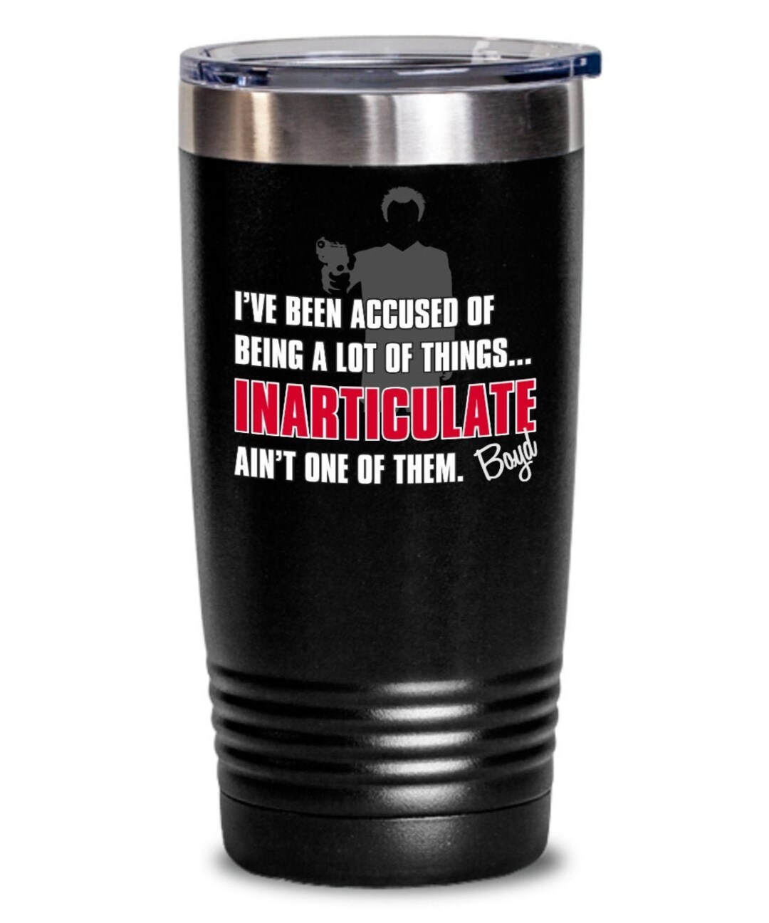Boyd Crowder Tumbler inarticulate Justified Boyd Crowder Quotes - Etsy