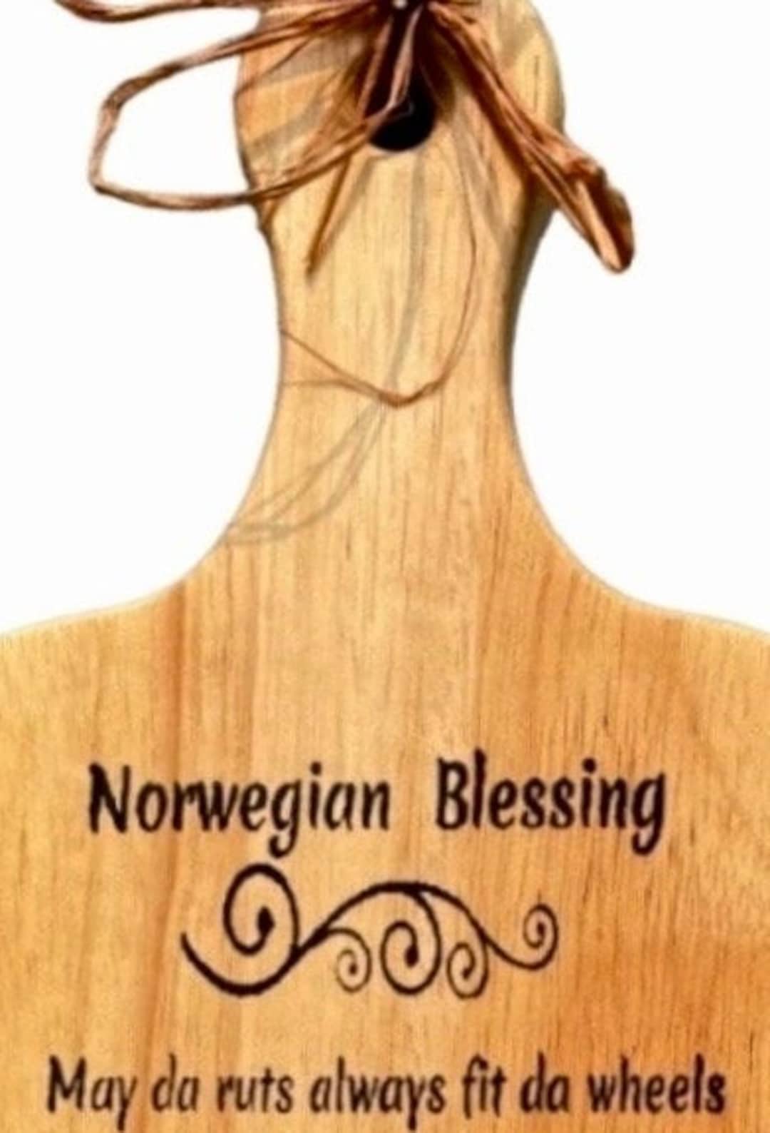 Norwegian Blessing Laser, Engraved Cutting Board - Etsy