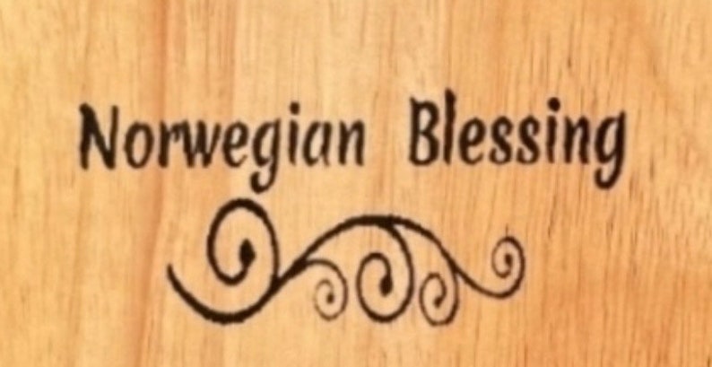 Norwegian Blessing Laser, Engraved Cutting Board - Etsy