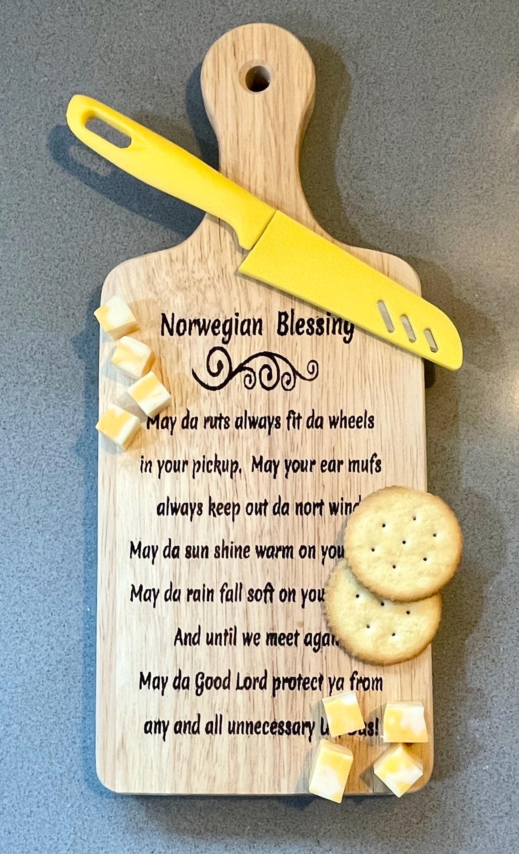 Norwegian Blessing - Laser Engraved Cutting Board - Etsy