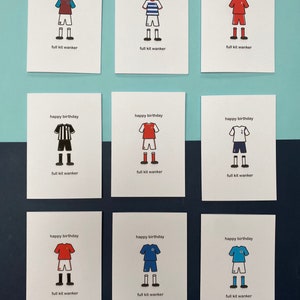 Spurs Birthday Card - Full Kit Wanker [tottenham Hotspurs - Funny/rude ...