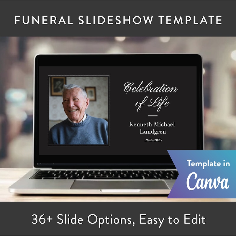 Funeral Template - Etsy