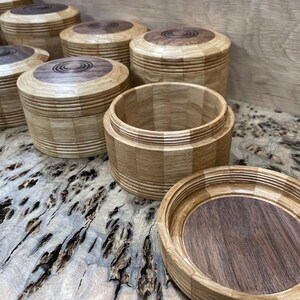 Turned Segmented Oak Box - Etsy