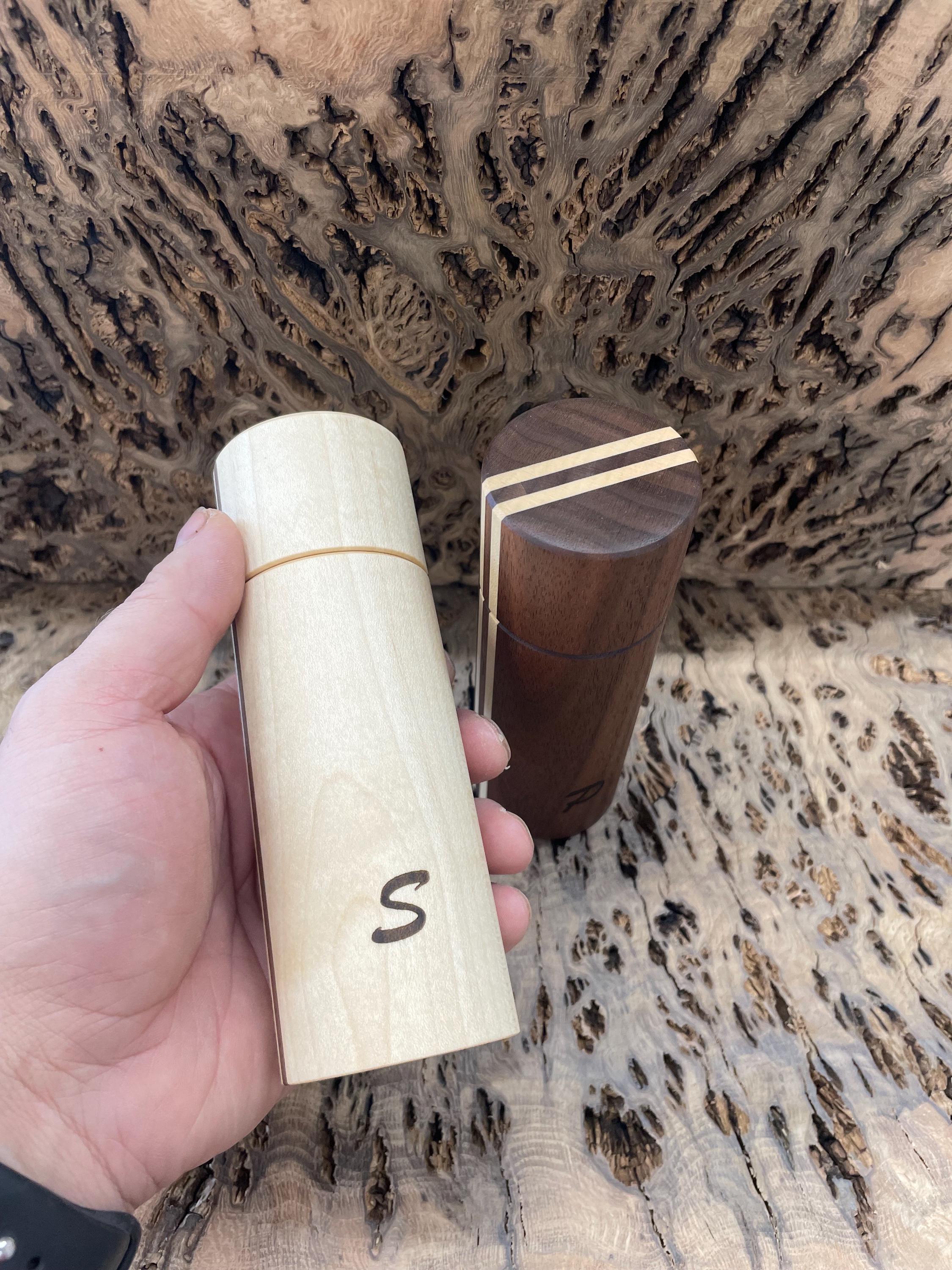 Wooden Papper and Salt Mill - Etsy