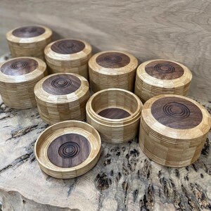 Turned Segmented Oak Box - Etsy