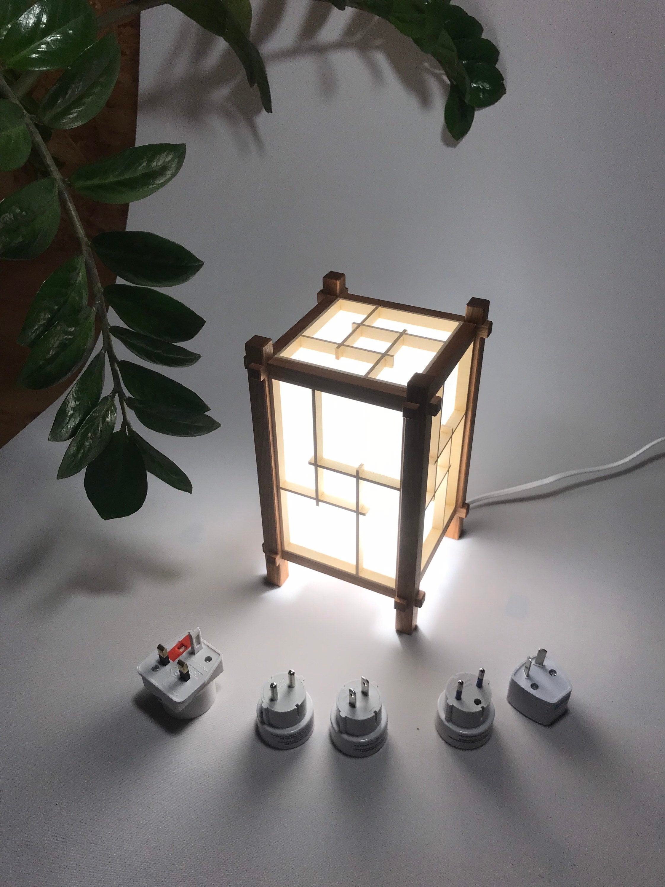Japanese Style Kumiko Lamp - Etsy