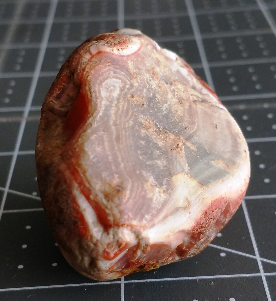 Lake Superior Agate 3.46 oz.for Lapidary Cabochon Slab Slice - Etsy España