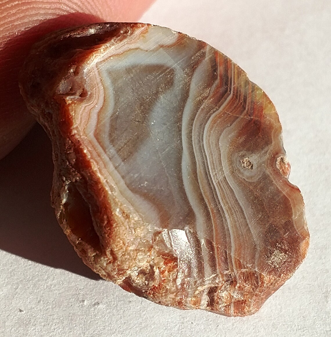 Agate Slab 11 grams Rock Slabs for Lapidary | Etsy