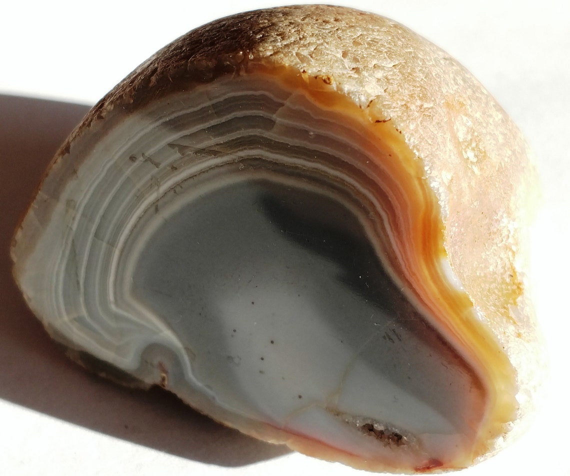 Face Polished Agate Specimen 115 Grams Slab Cut on 1 Side for ...