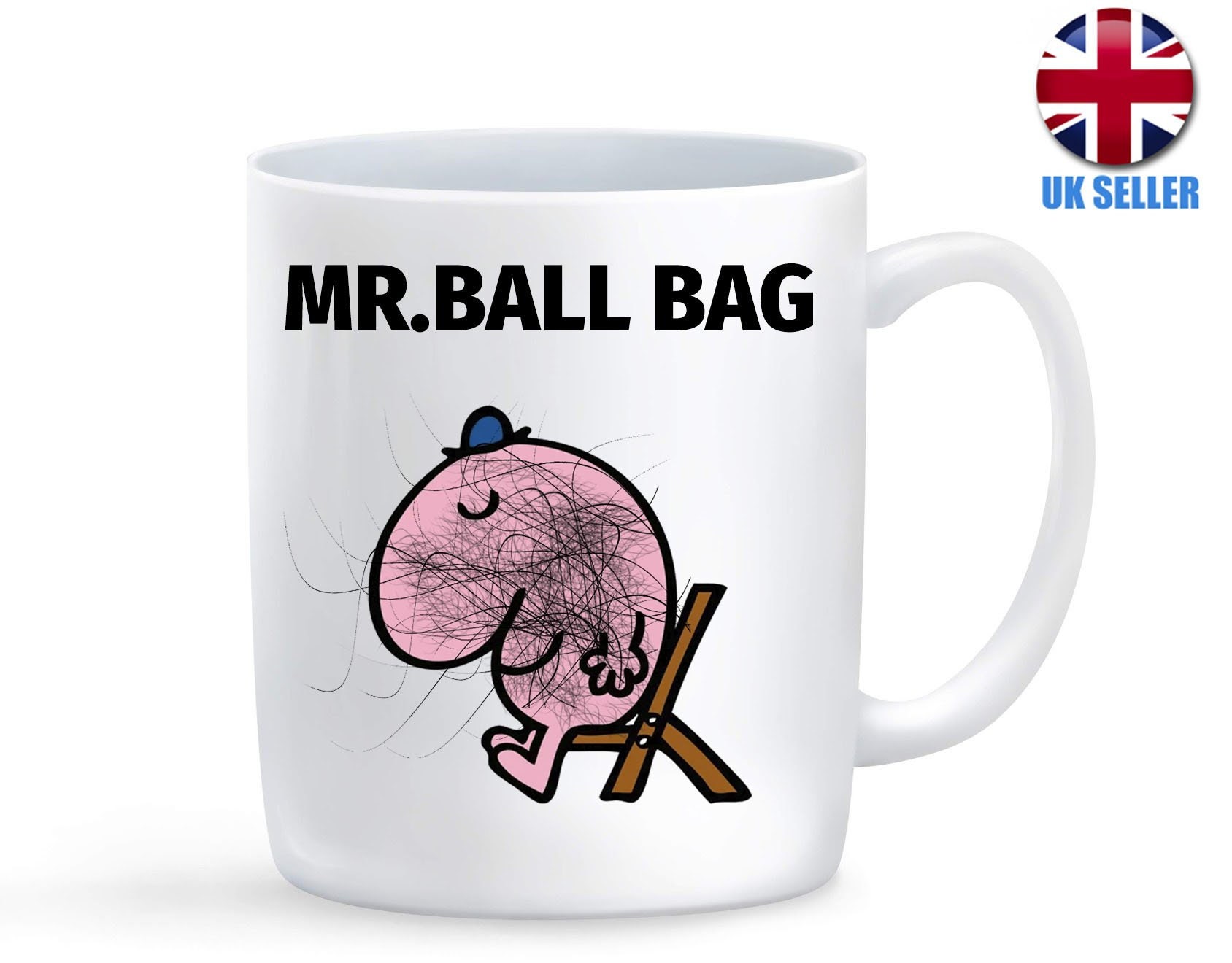 Mr Men Ballbag Personalised Mugs Funny Christmas Gifts Present - Etsy