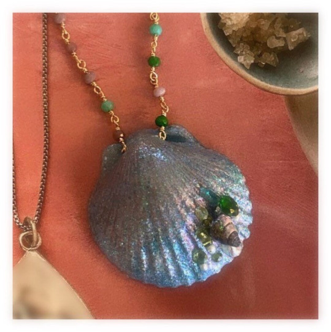 Gift From a Mermaid - Jewels of the Sea - OOAK Handmade Quartz Shell ...
