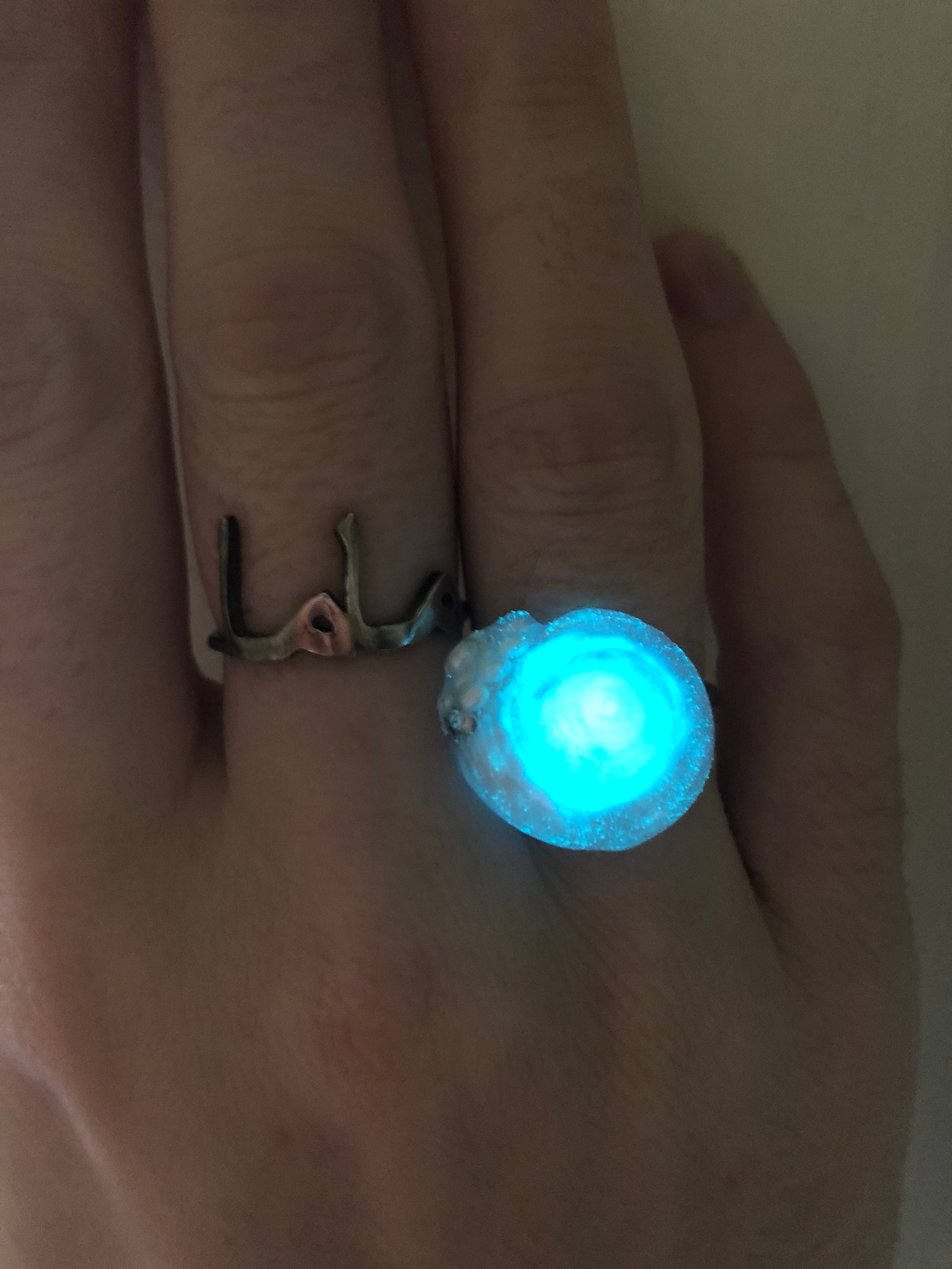 Spiral Seashell Mermaids Pearl Silver Everyday Beauty Ring - Etsy