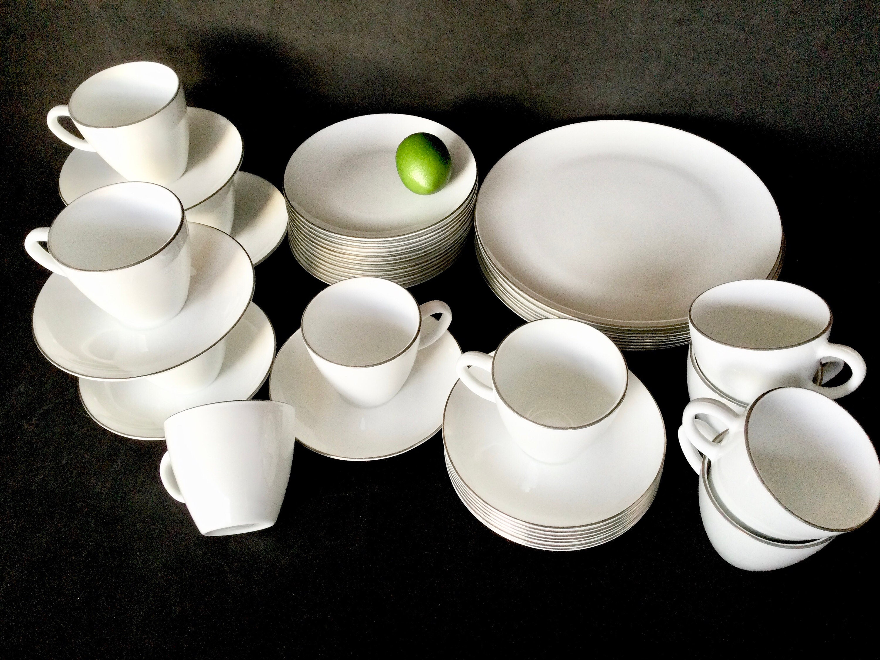 Centura by Corning Dinner Ware Set With Platinum Trim 41 - Etsy