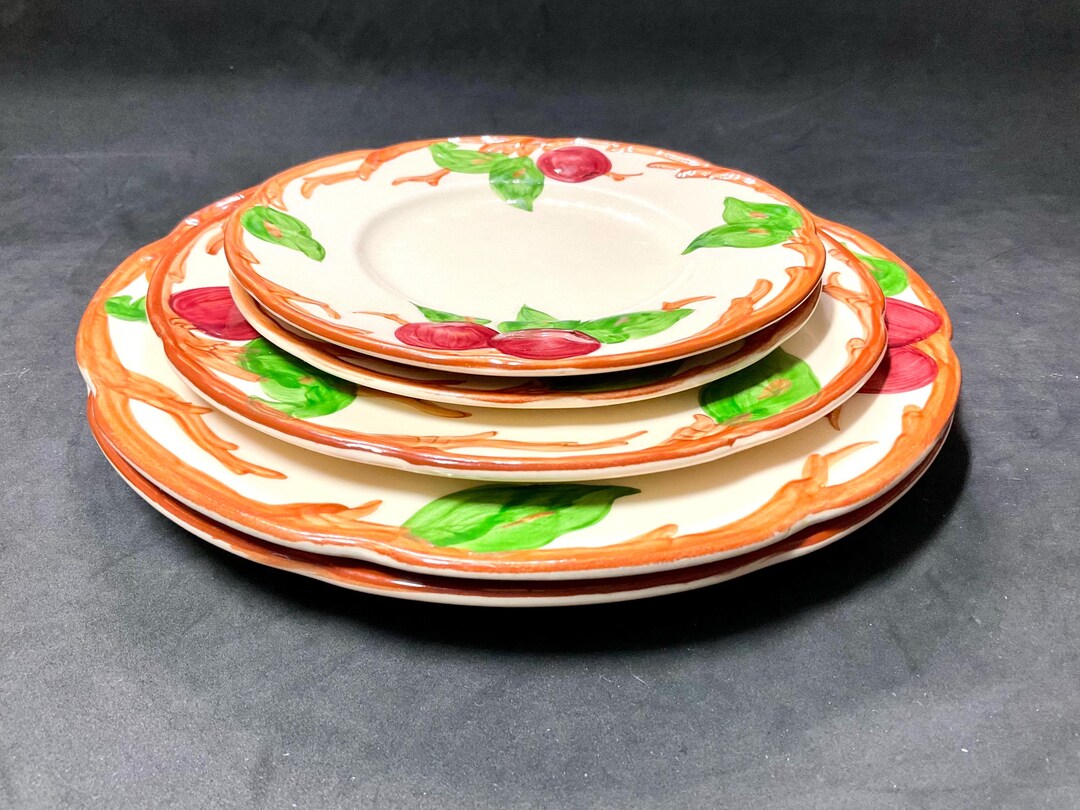Franciscan Apple Dinnerware Collection, 5 Pieces, Made in USA - Etsy