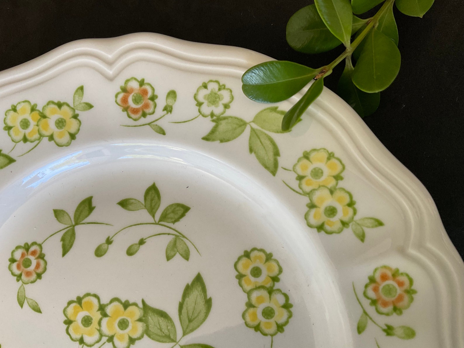 Petite Flora Ironstone 4009 Dinnerware Collection 5 Pieces - Etsy